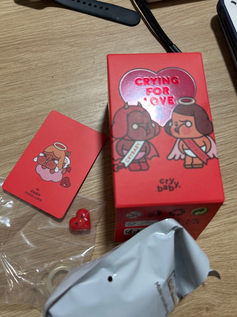 Crybaby Crying for Love Stupid Cupid Popmart, Hobbies & Toys, Toys ...