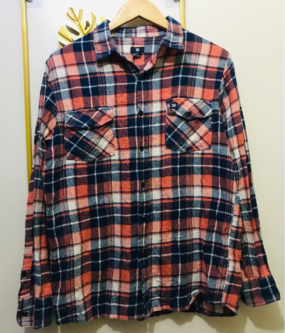 DC FLANNEL, Men's Fashion, Coats, Jackets and Outerwear on Carousell