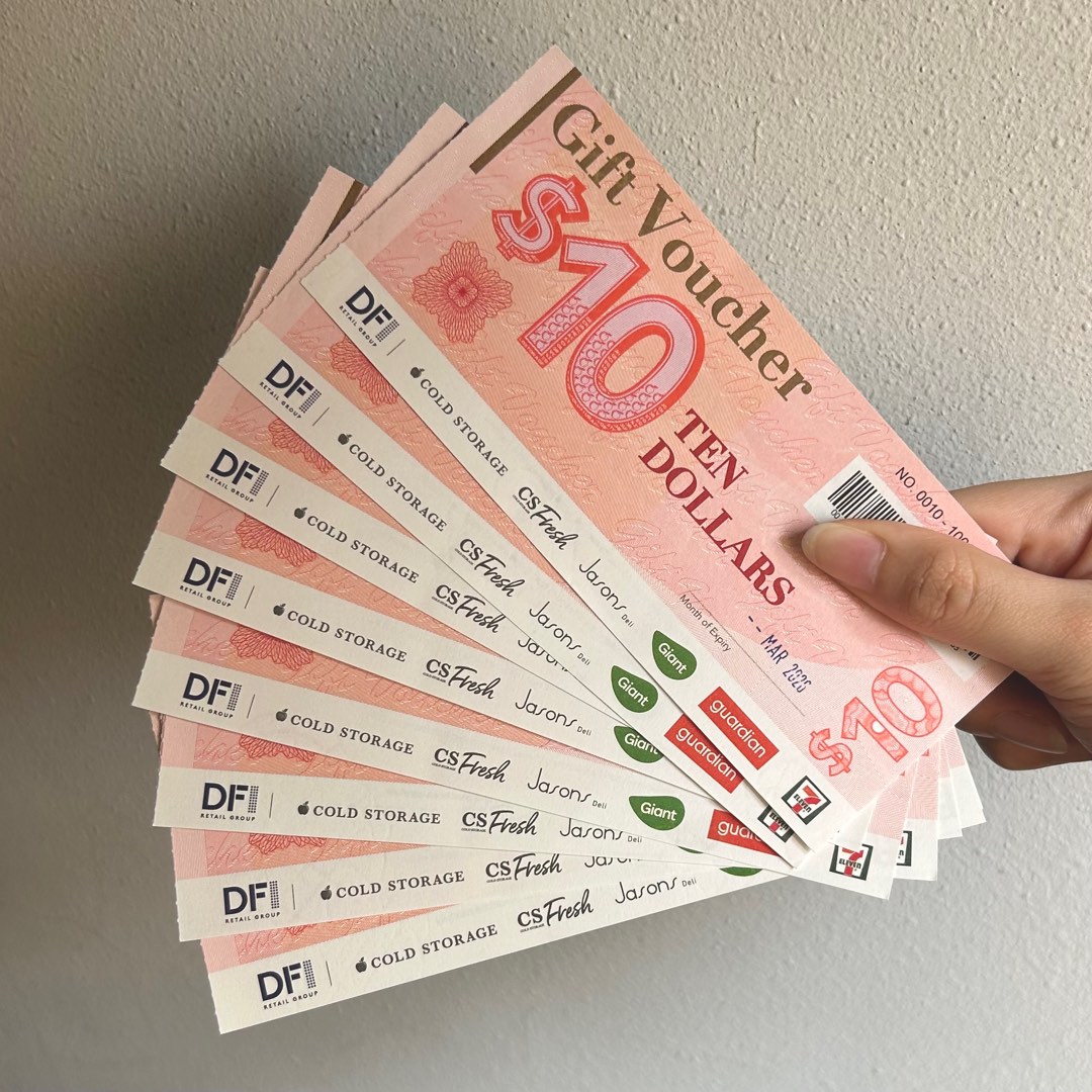 DFI Gift Vouchers [10% off], Tickets & Vouchers, Vouchers on Carousell