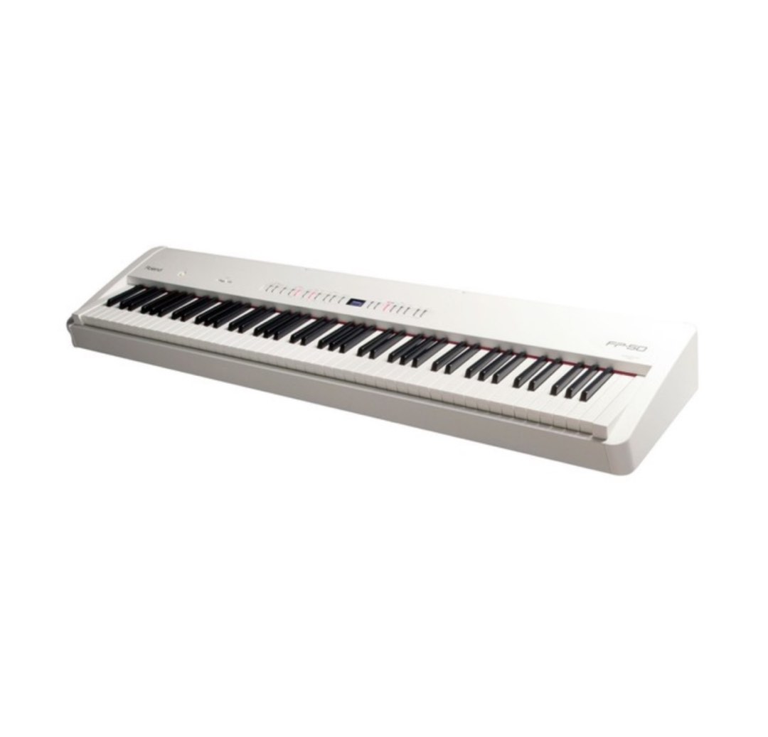 Digital Piano Roland FP-50 White, Hobbies & Toys, Music & Media ...
