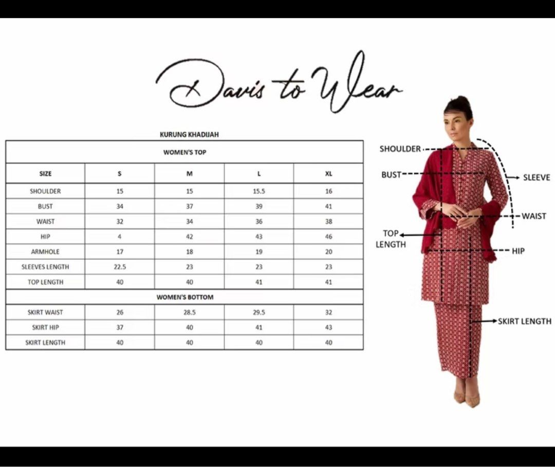 DPKL Kurung Khadijah, Women's Fashion, Muslimah Fashion, Baju Kurung ...