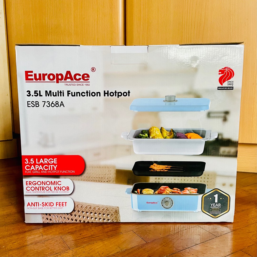 EuropAce 3.5L Multi Function Hotpot + Grill, TV & Home Appliances ...