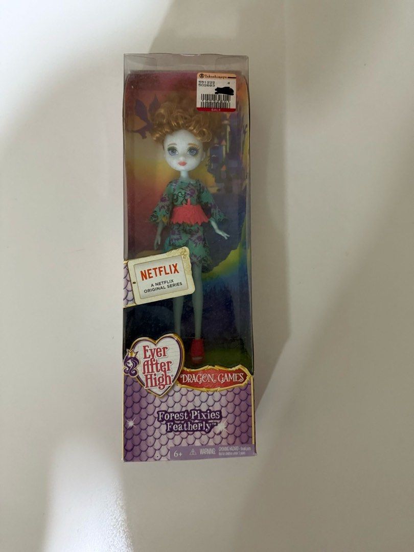 Ever After High Dragon Games Featherly Forest Pixie Doll, Hobbies ...