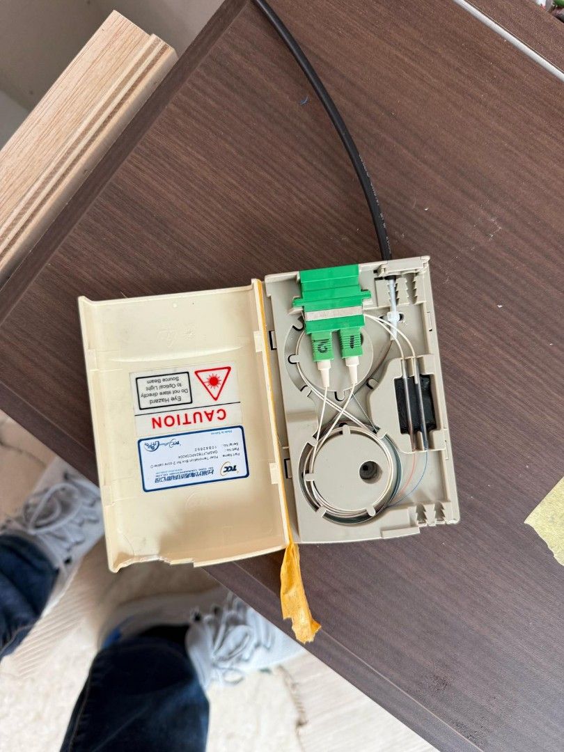 Fibre Relocation, Data point, Cat 6A, Splicing Fibre cable, Trunking ...