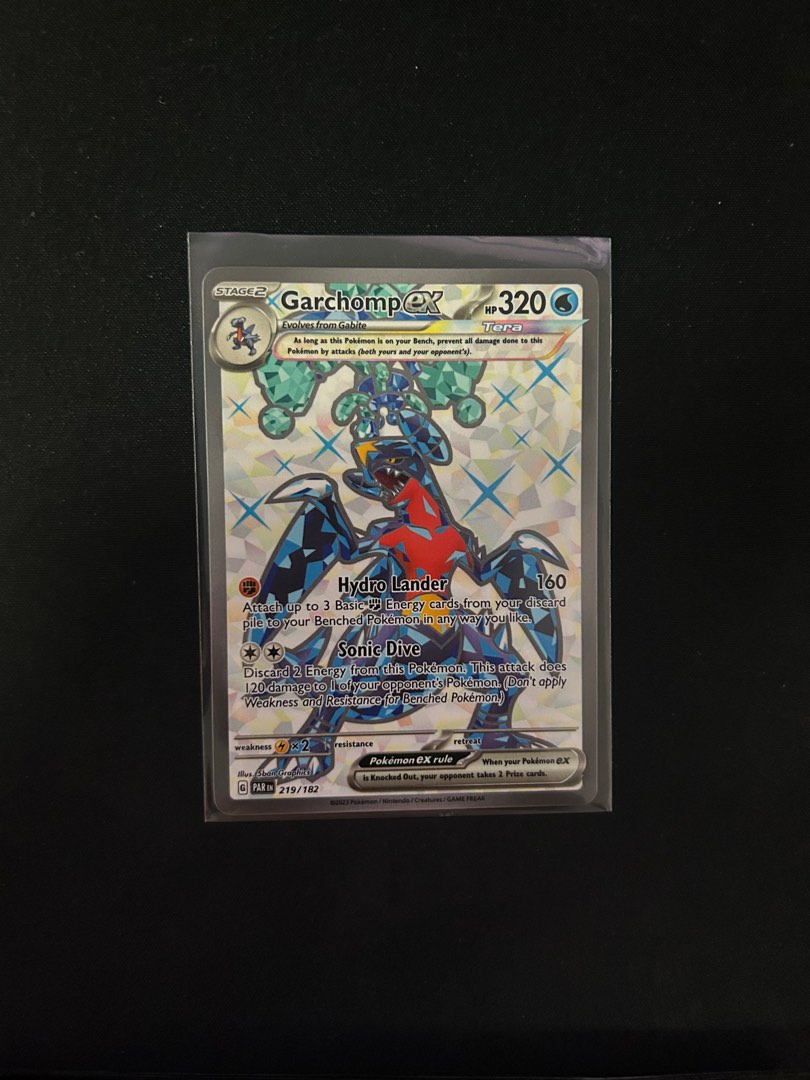 Garchomp ex 219/182 Full Art Secret Rare, Hobbies & Toys, Toys & Games ...