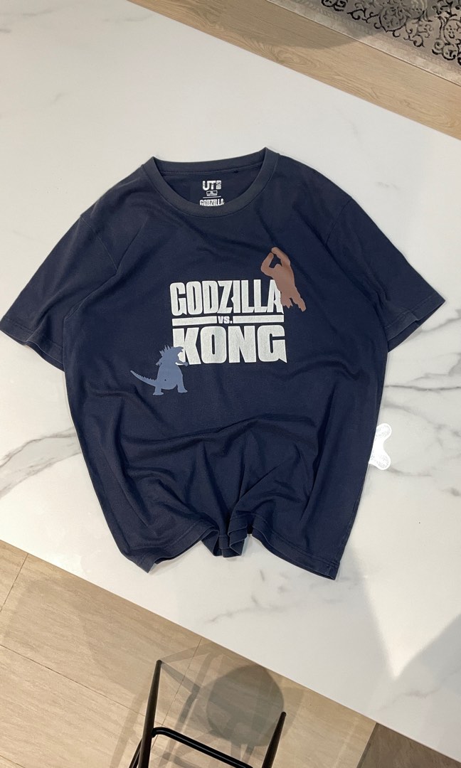 GODZILLA VS KONG UNIQLO, Men's Fashion, Tops & Sets, Tshirts & Polo ...