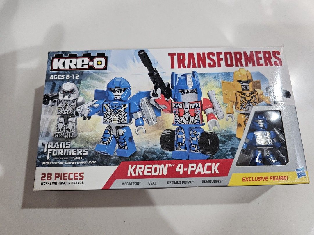 Hasbro kreo-o A9370 transformers Kreon 4-Pack, Hobbies & Toys, Toys ...