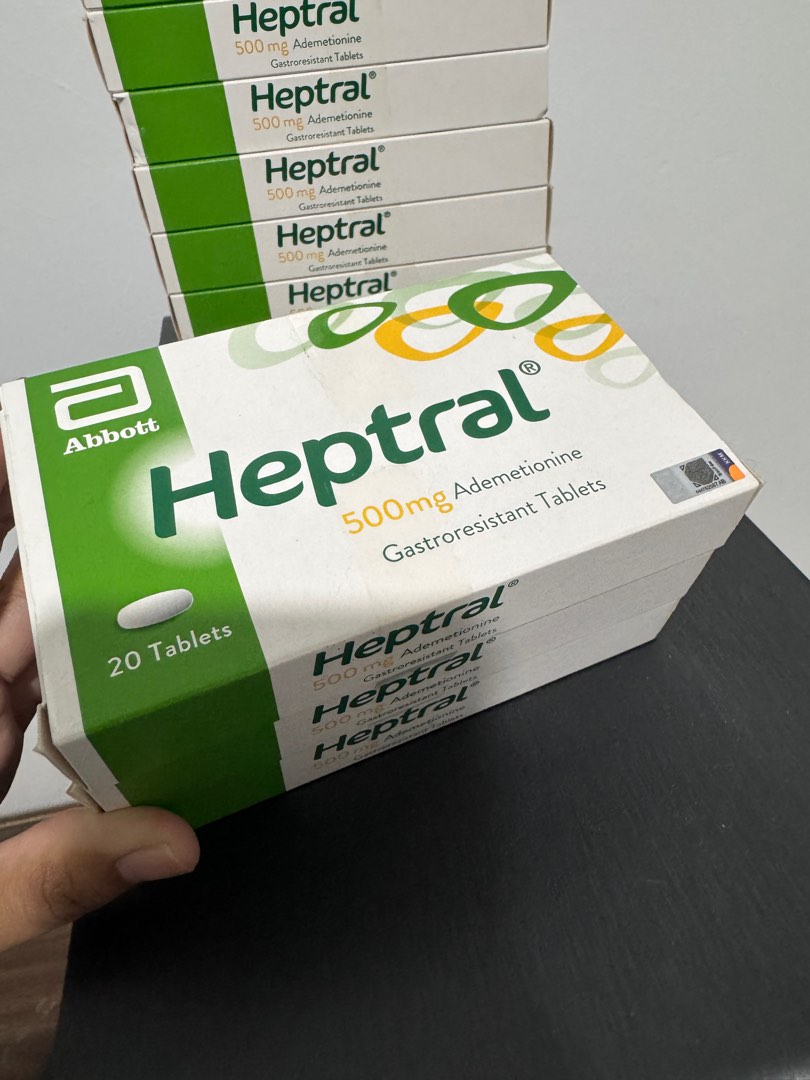 Heptral 500mg, Health & Nutrition, Health Supplements, Vitamins ...