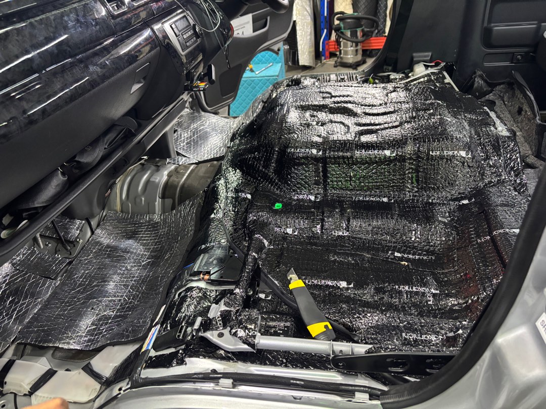 Hiace engine bay sound proofing, Car Accessories, Car Workshops ...