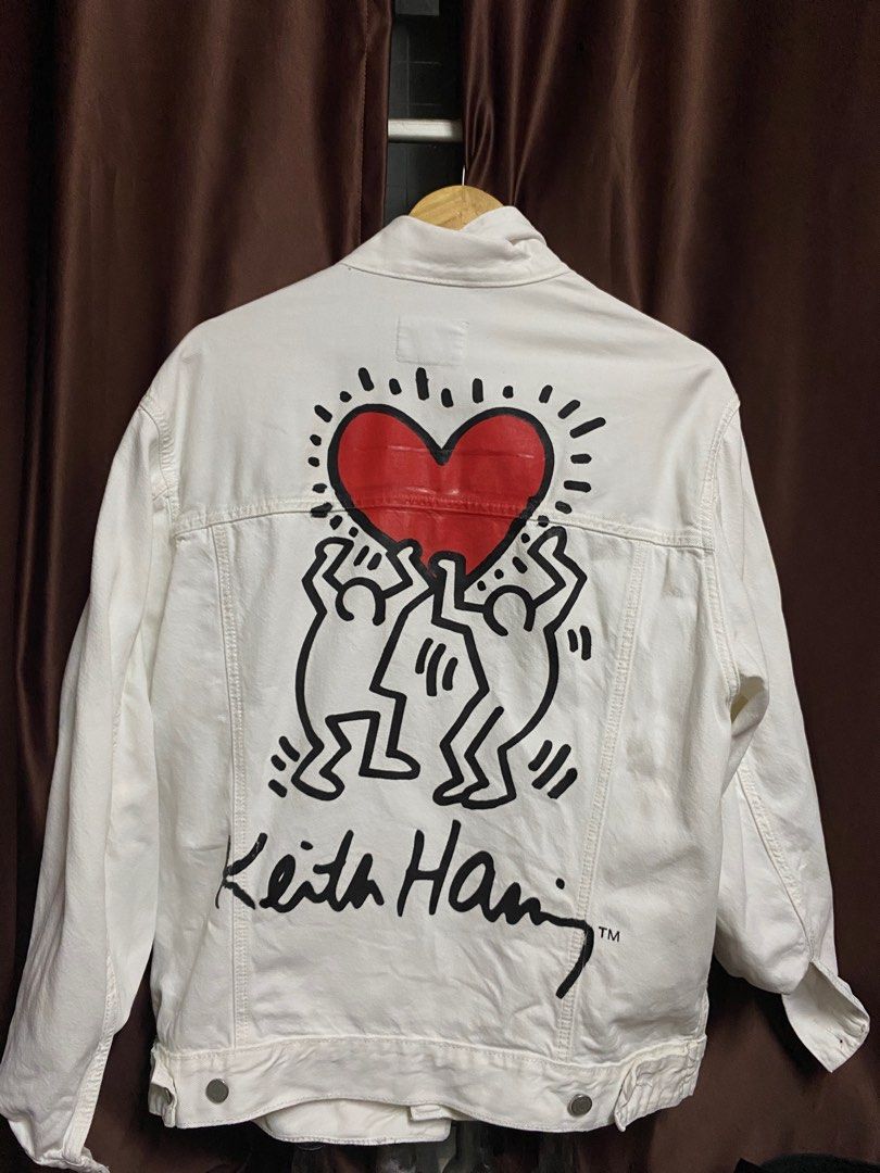 H&M x KEITH HARING JACKET, Men's Fashion, Activewear on Carousell