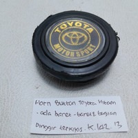 Horn button toyota motorsport hitam ada baret dan ada yang terkikis ...
