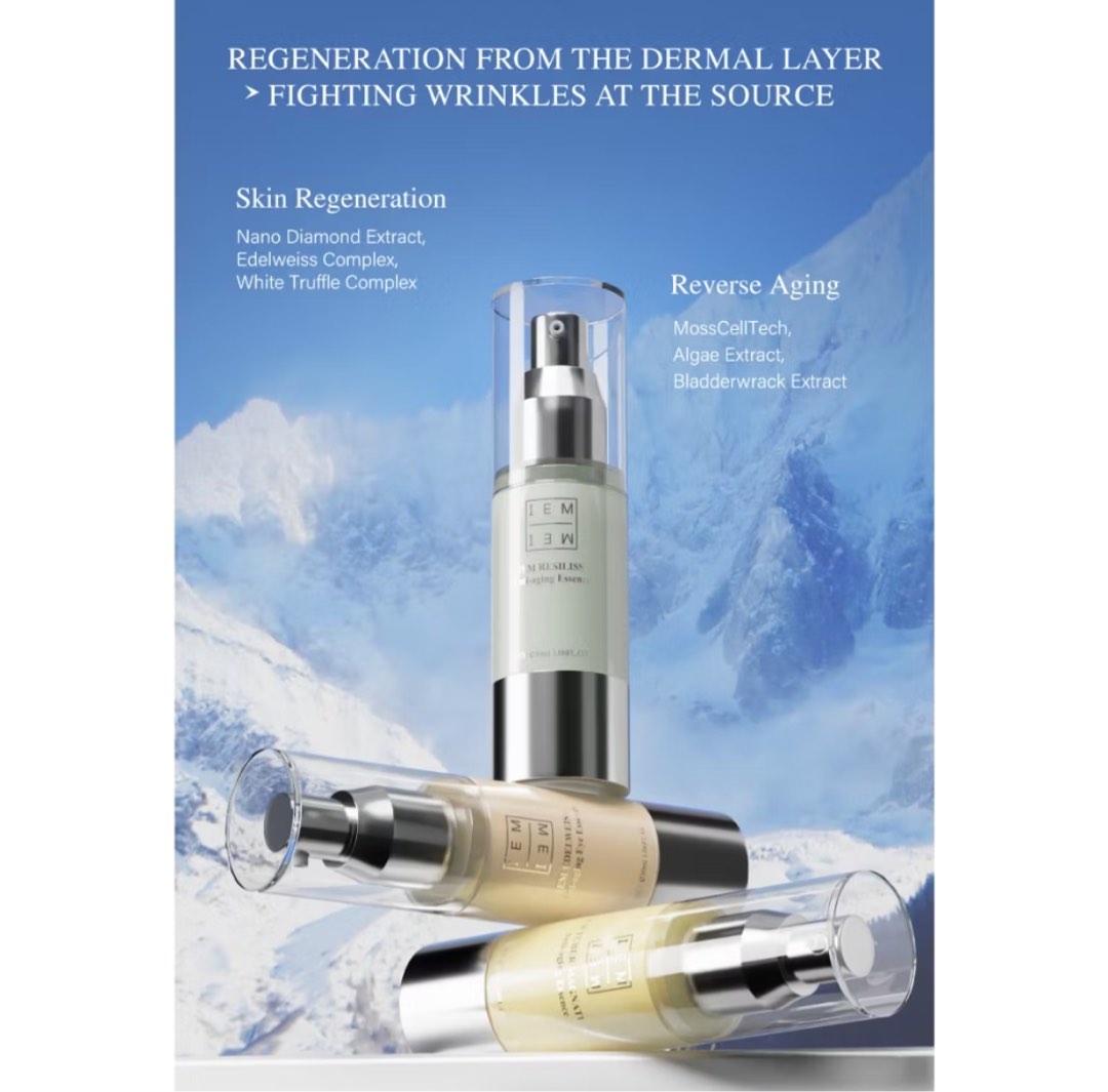 IEM Swiss Resiliss Diamond Anti-aging Essence Serum 30ml/Stimulate ...