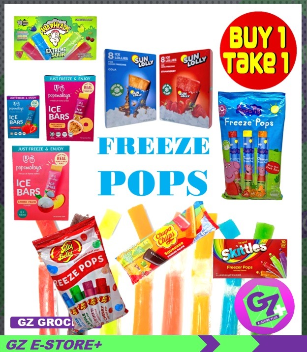 [IMPORTED] FREEZE POPS PEPPA PIG JELLY BELLY CHUPA CHUPS SKITTLES POPS ...