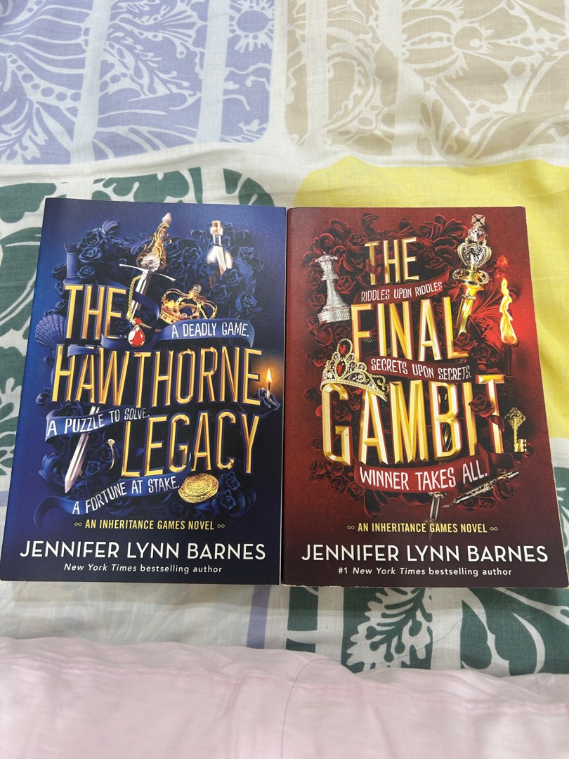 Inheritance Games Books 2&3 The Hawthorne Legacy and The Final Gambit ...