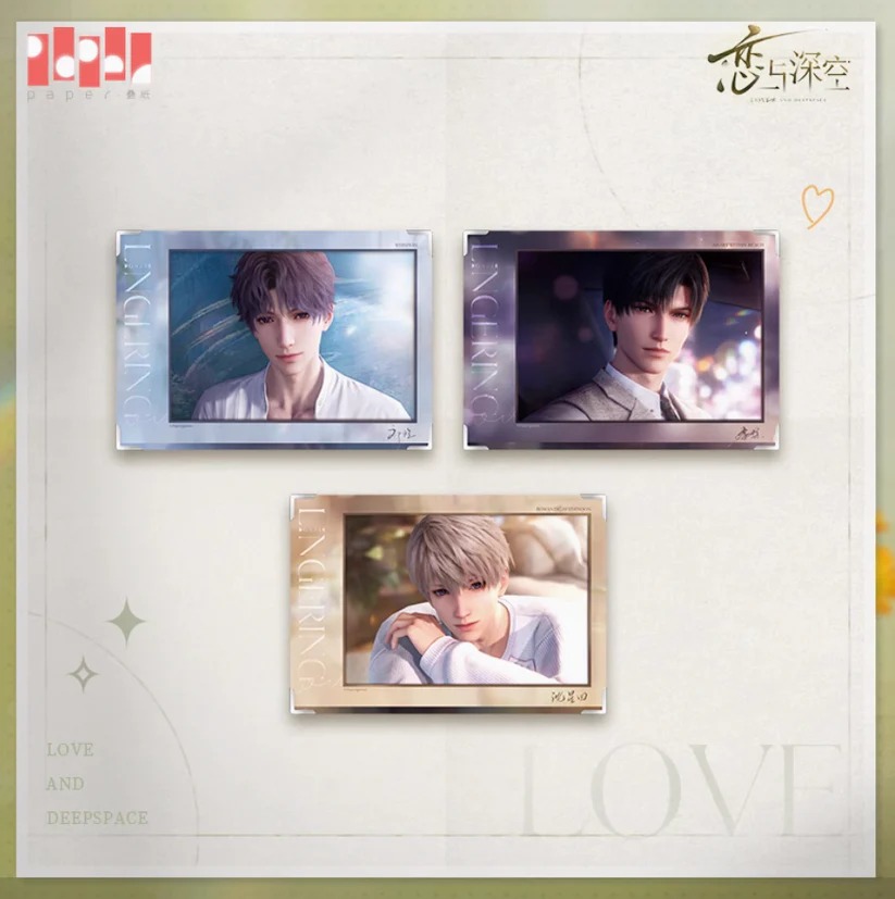 [In-stock]Love and Deepspace Official Lingering Gaze Shikishi, Hobbies ...