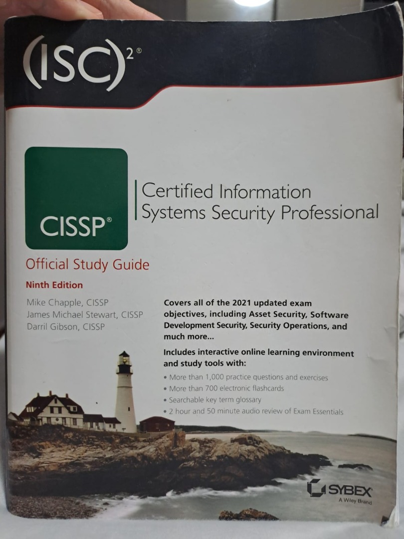 ISC2 CISSP Textbook Ninth edition, Hobbies & Toys, Books & Magazines ...