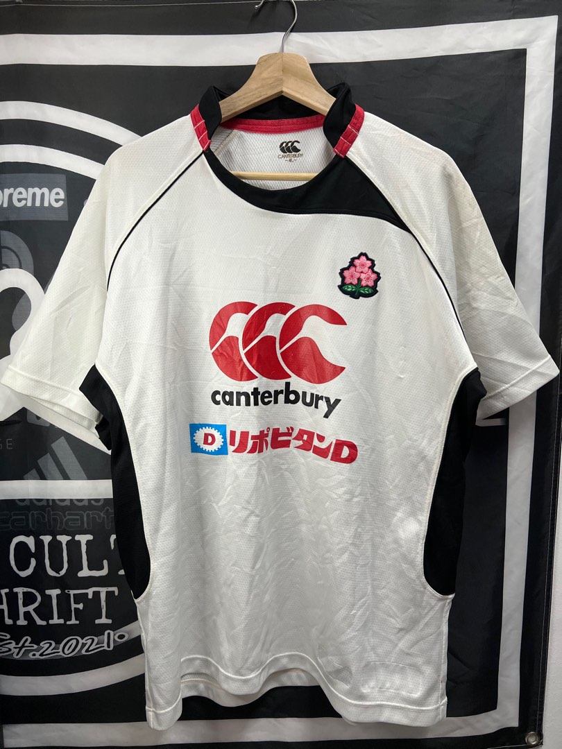 Jersey Rugby Canterbury Sakura Japan Training, Men's Fashion, Tops ...