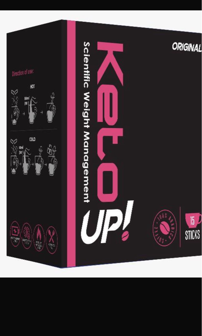 馬來西亞KETO UP!瘦身減肥咖啡 (1盒15包), 嘢食 & 嘢飲, 其他食物及飲料 - Carousell