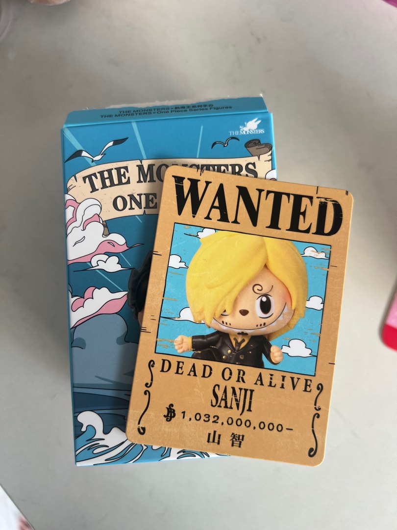 labubu one piece sanji, Hobbies & Toys, Toys & Games on Carousell