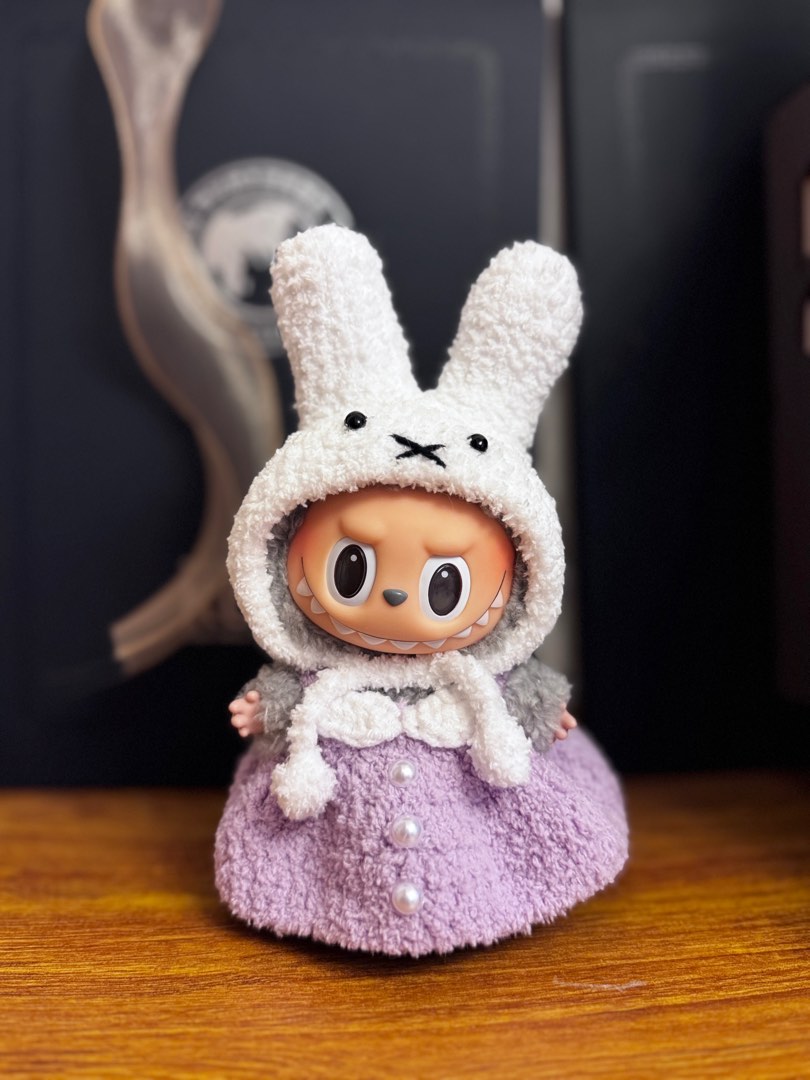 Labubu x Miffy🐰 鈎織公仔衫 米菲兔娃衣 （不含公仔）, 興趣及遊戲, 手作＆自家設計, 文具及工藝 - 手作 - Carousell