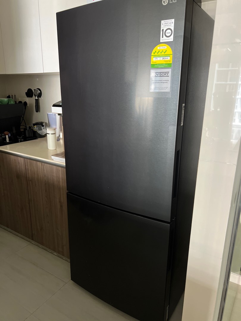LG 2 door fridge (4 ticks) - GB-B4059MT, TV & Home Appliances, Kitchen ...