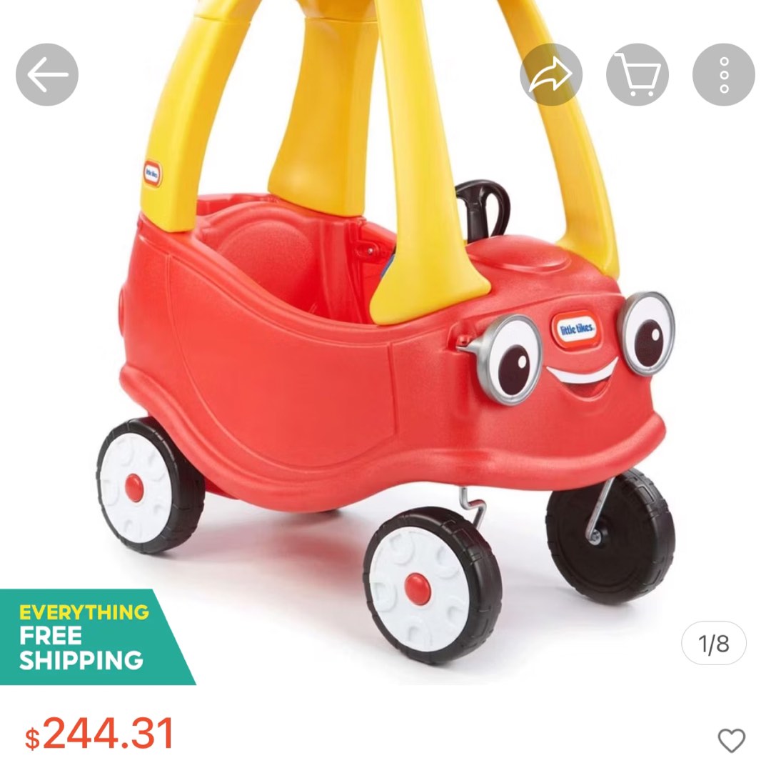 Little tikes ride on car, Babies & Kids, Infant Playtime on Carousell