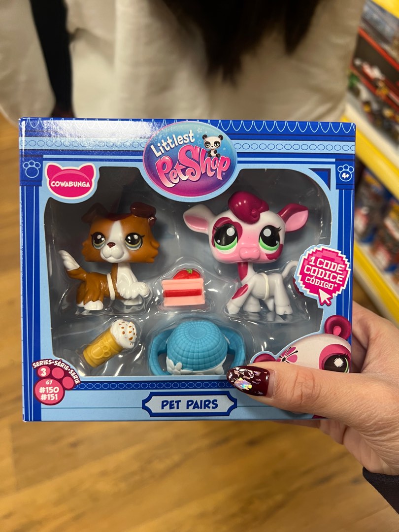 Littlest pet shop Collie and Cow set NEW, 興趣及遊戲, 玩具 & 遊戲類 - Carousell