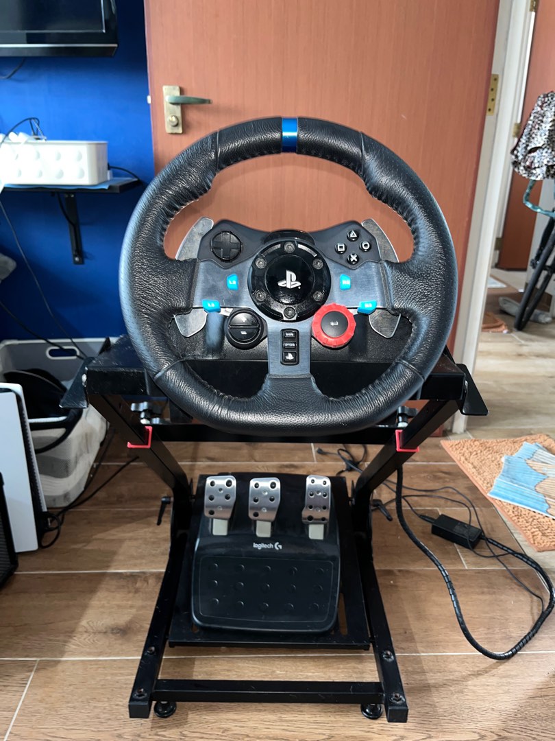 Logitech G29 (Play Station) With Stand, Video Gaming, Gaming ...