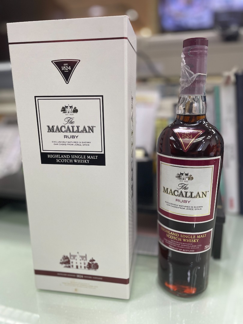 MACALLAN RUBY 1824, 嘢食 & 嘢飲, 酒精飲料 - Carousell