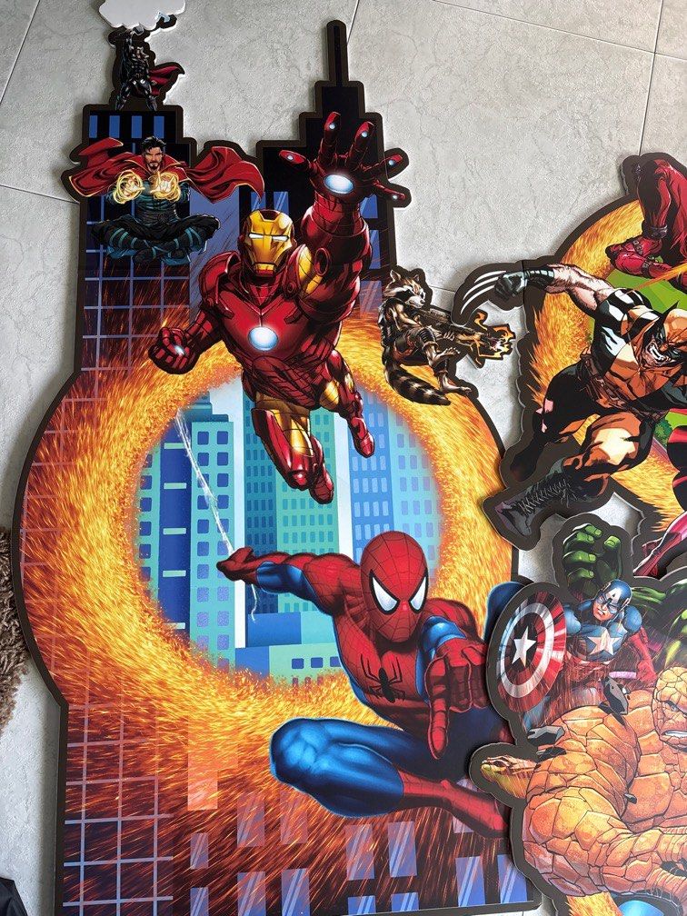 MARVEL CHARACTER STANDEE, Hobbies & Toys, Stationery & Craft, Craft ...