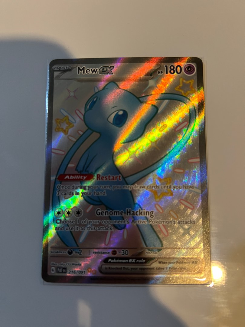 Mew Ex 216/091, Hobbies & Toys, Toys & Games on Carousell