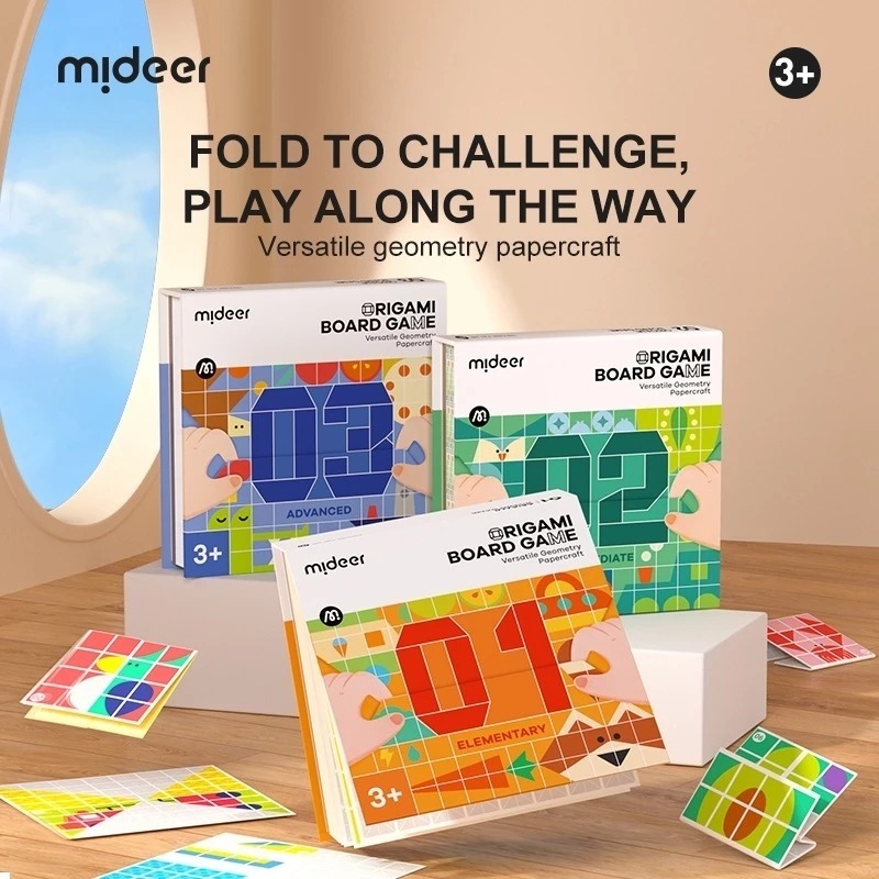 Mideer Origami Geometry Board Papercraft Versatile Gemetry Papercraft ...