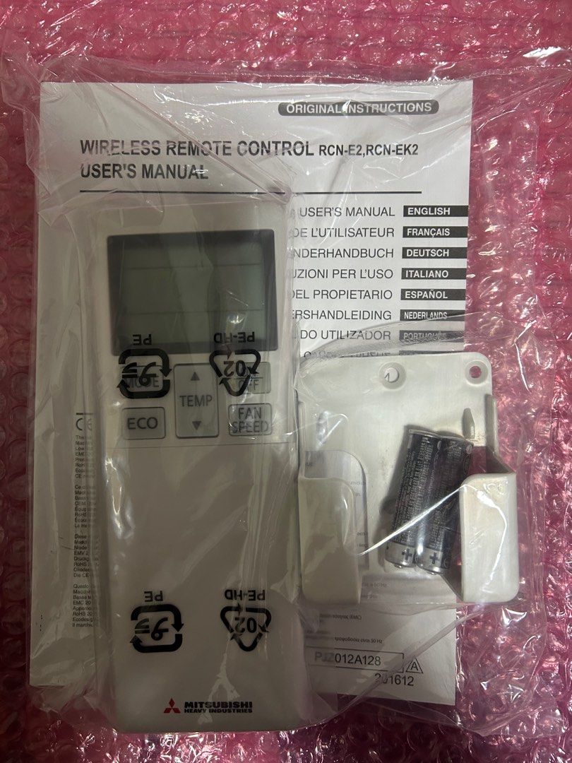 Mitsubishi heavy industries Aircon controller Wireless remote control ...
