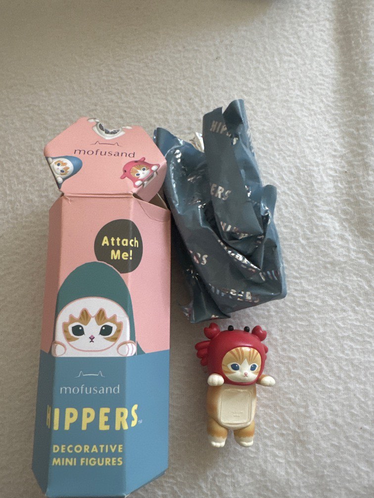 Mofusand Hipper - Secret Crab, Hobbies & Toys, Toys & Games on Carousell