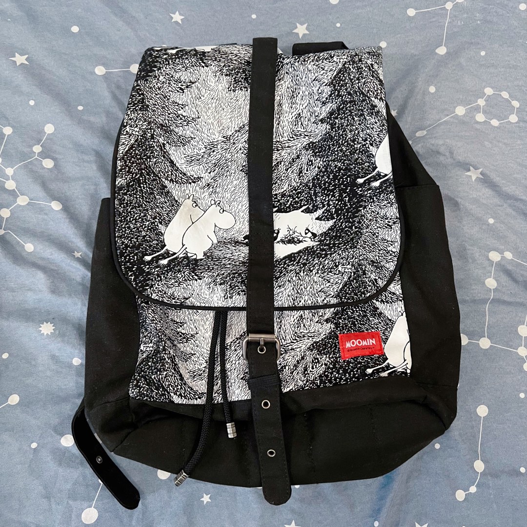Moomin in the forest Big backpack knapsack - AOP Large detailed print ...