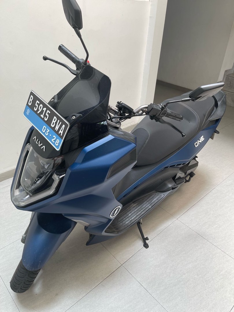 Motor listrik ALVA ONE tahun 2023 kilometer 7800 - 1 battery, Motor di ...