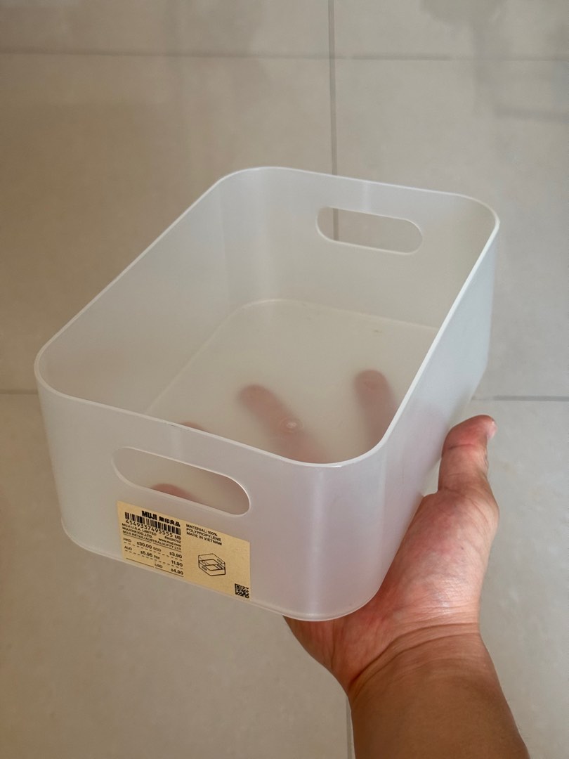 Muji Storage Box, Furniture & Home Living, Home Improvement ...