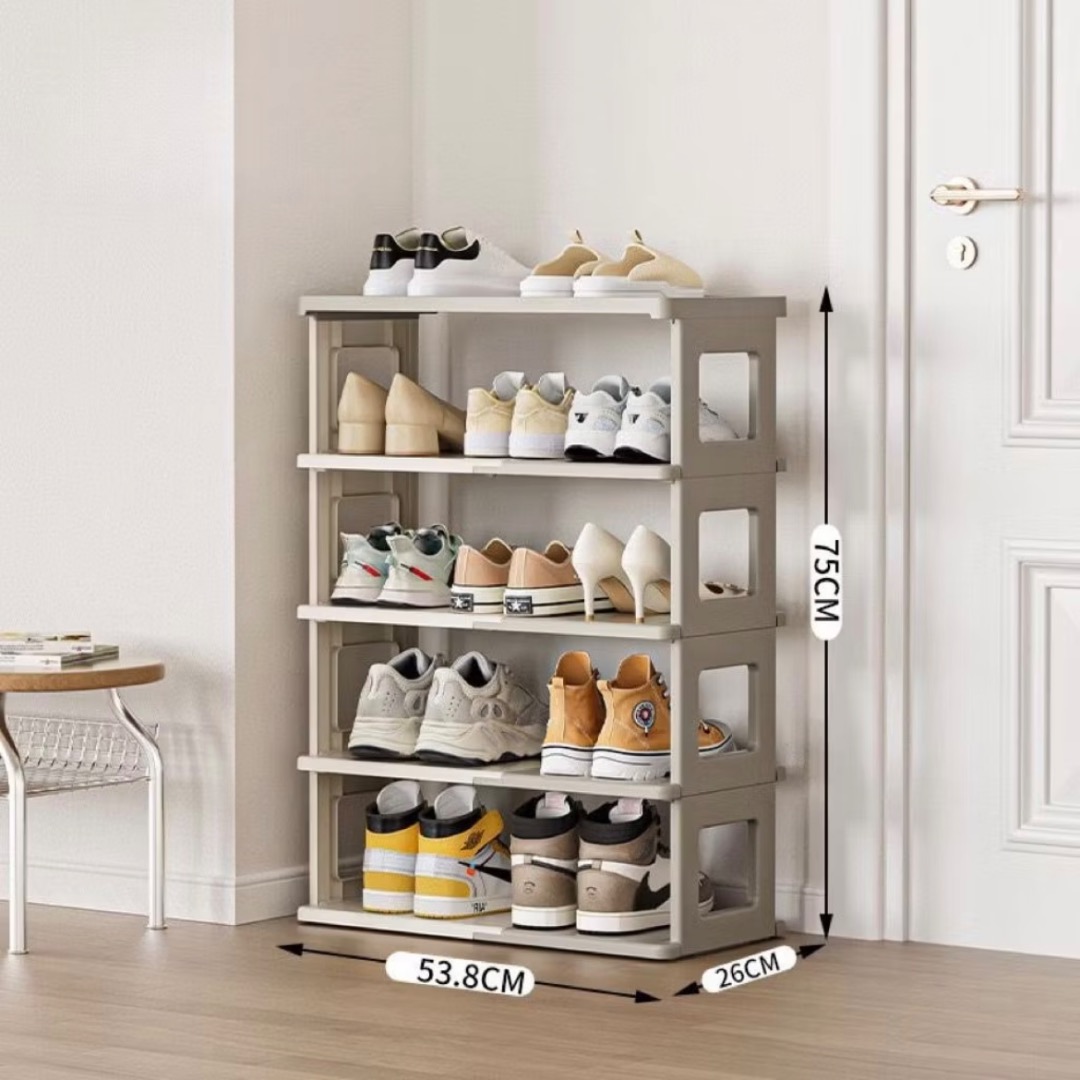 Multi Tier Shoe Rack | Narrow Shoe Shelf | Vertical Shoe Organizer ...