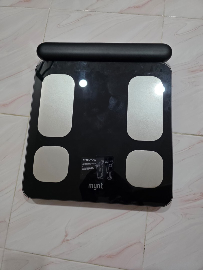 MYNT Smart Weight Scale & BMI Scale Bluetooth Body Composition Monitor Gift, Health & Nutrition ...