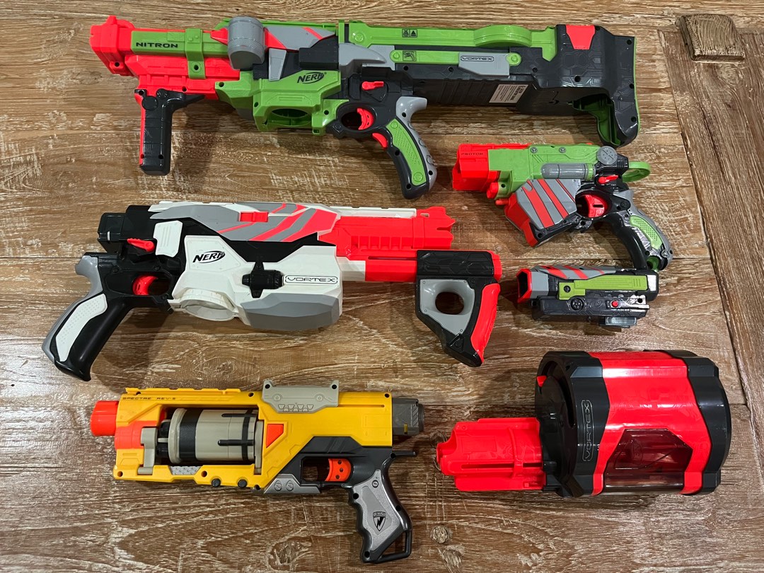 Nerf Gun Disc Blaster Clearance, Hobbies & Toys, Toys & Games on Carousell