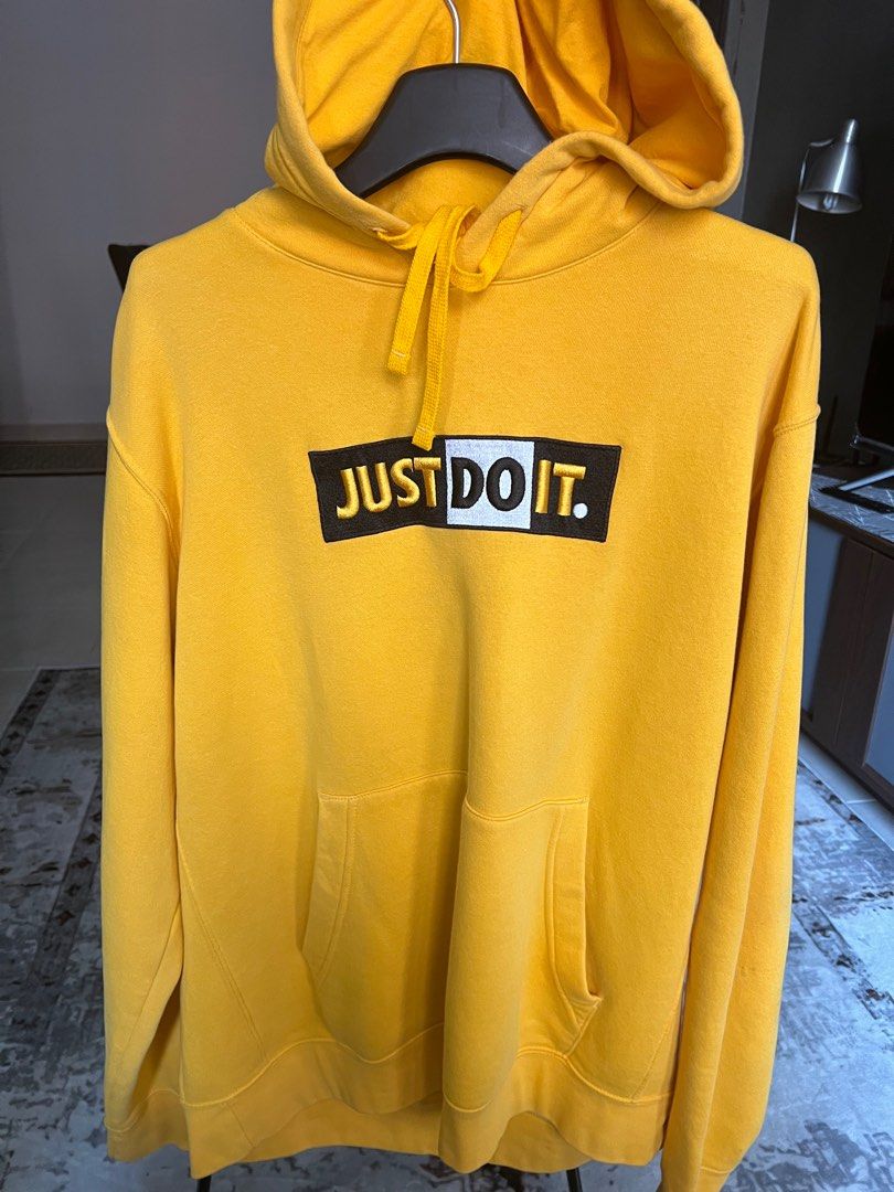 Nike JDI box logo, Men's Fashion, Coats, Jackets and Outerwear on Carousell
