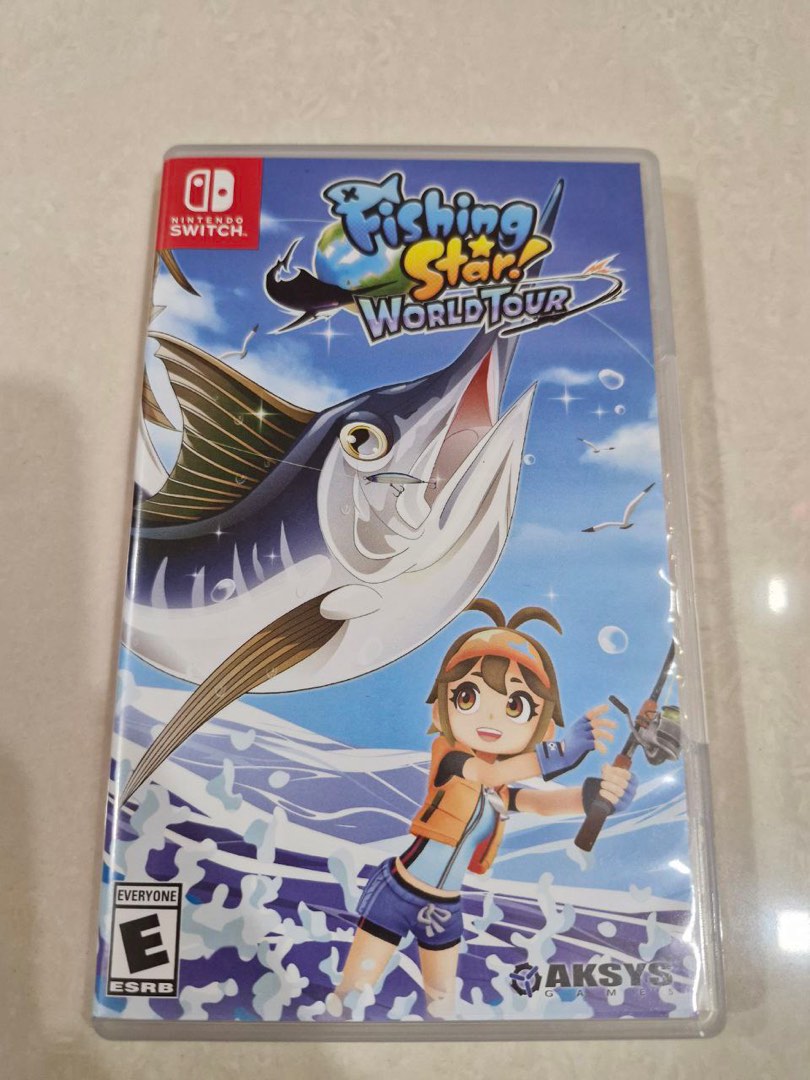 Nintendo Fishing Game - Fishing Star World Tour, Video Gaming, Video ...