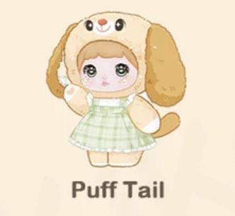 Nommi V5 Selected Puff Tail Puppy Diary Series Plush Blind Box, Toys ...