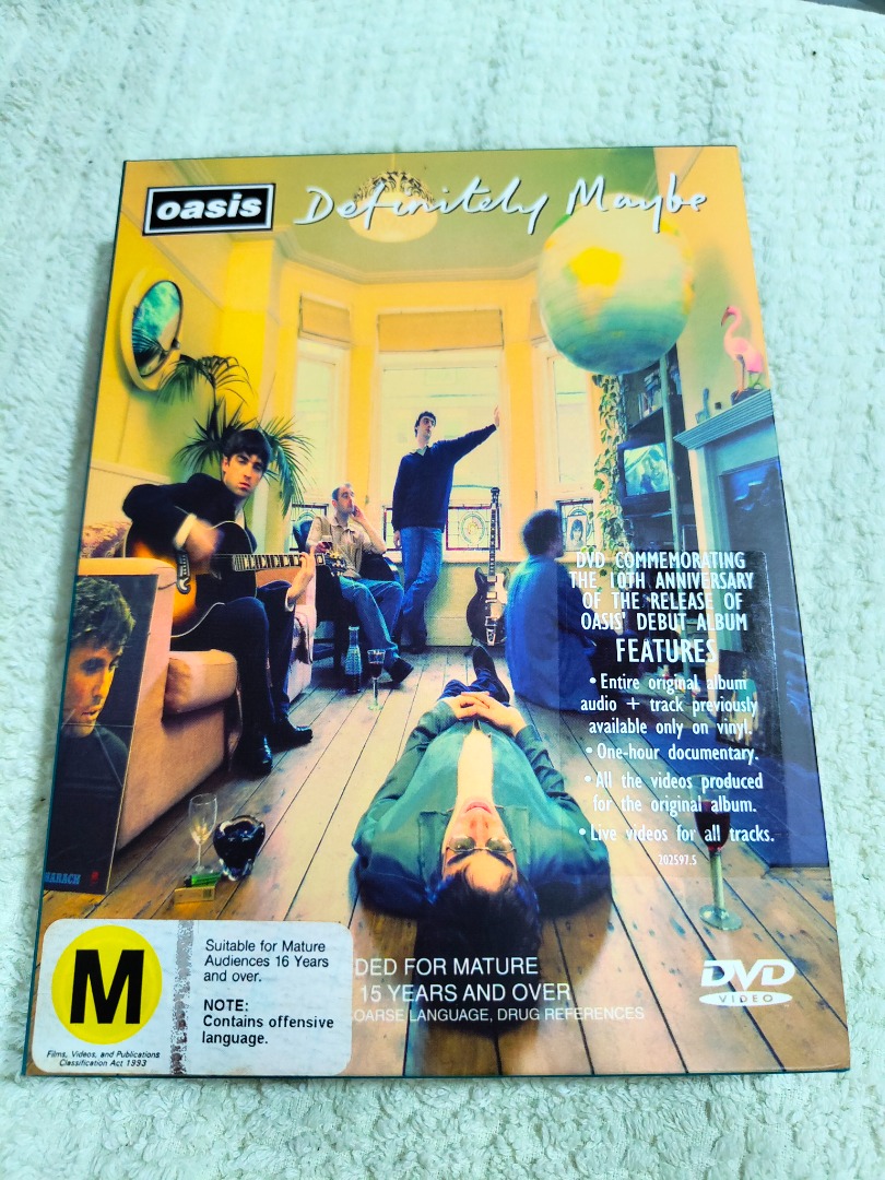 Oasis Definitely Maybe (2004) Rare Special Features DVD, Hobbies & Toys, Music & Media, CDs ...