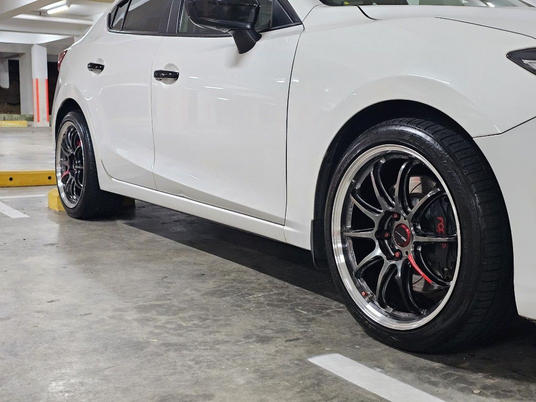 Original 18" Work Emotion Rims with Falken Tyres, Car Accessories ...