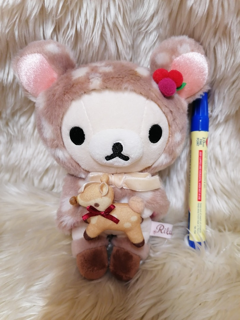 Original Japan Rilakkuma Costume with Deer Stuffed Toys Soft toys Plush ...