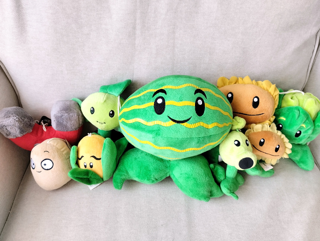 Plants VS Zombies PVZ Plushie Soft Toy Assorted, Hobbies & Toys, Toys ...