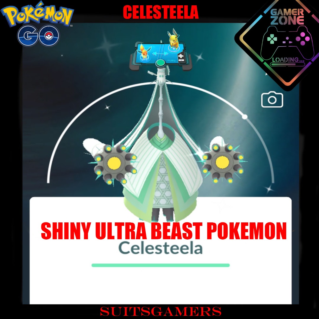 Pokemon GO - Shiny Celesteela [SHINY POKEMON], Video Gaming, Video Games, Others on Carousell