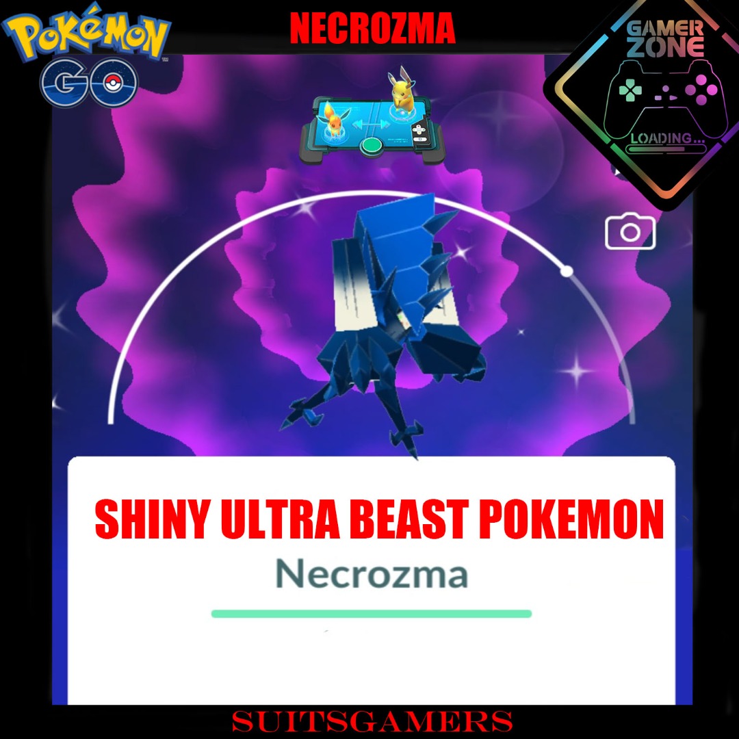 Pokemon GO - Shiny Necrozma [SHINY POKEMON], Video Gaming, Video Games ...