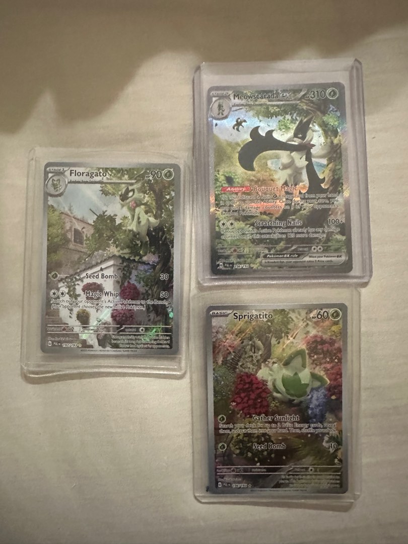 Pokemon Paldea Evolved Sprigatito Meowscarada, Hobbies & Toys, Toys ...